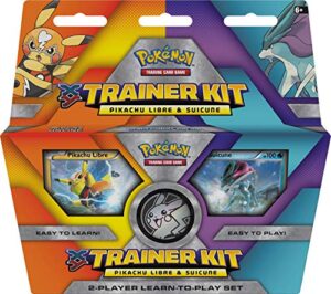 pokemon tcg: xy trainer kit-pikachu libre and suicune card game