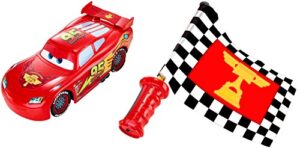 disney cars toys flag finish lightning mcqueen