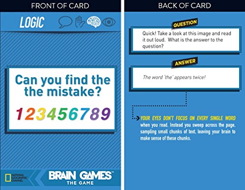 Brain Games - The Game - Based on the Emmy Nominated National Geographic Channel TV Series