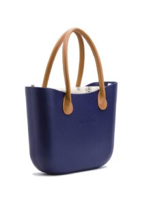 lime and soda women's fashion eva handbag - mix and match - blue