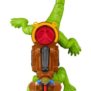 Fisher-Price Imaginext Preschool Toys Pirate Hook & Walking Crocodile 5-Piece Figure Set for Pretend Play Kids Ages 3+ Years