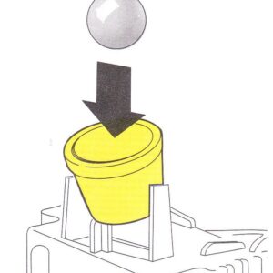 Mousetrap Game Replacement Part 10 - small Yellow Bucket