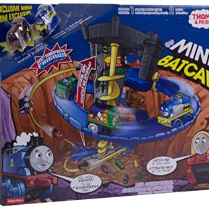 Thomas & Friends MINIS playset with Thomas as Batman and exclusive Bill as Clayface MINIS engines