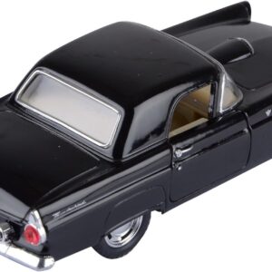 1955 Ford Thunderbird Hard Top In Black Diecast 1:36 Scale By Kinsmart