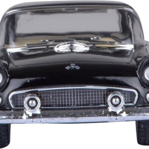 1955 Ford Thunderbird Hard Top In Black Diecast 1:36 Scale By Kinsmart