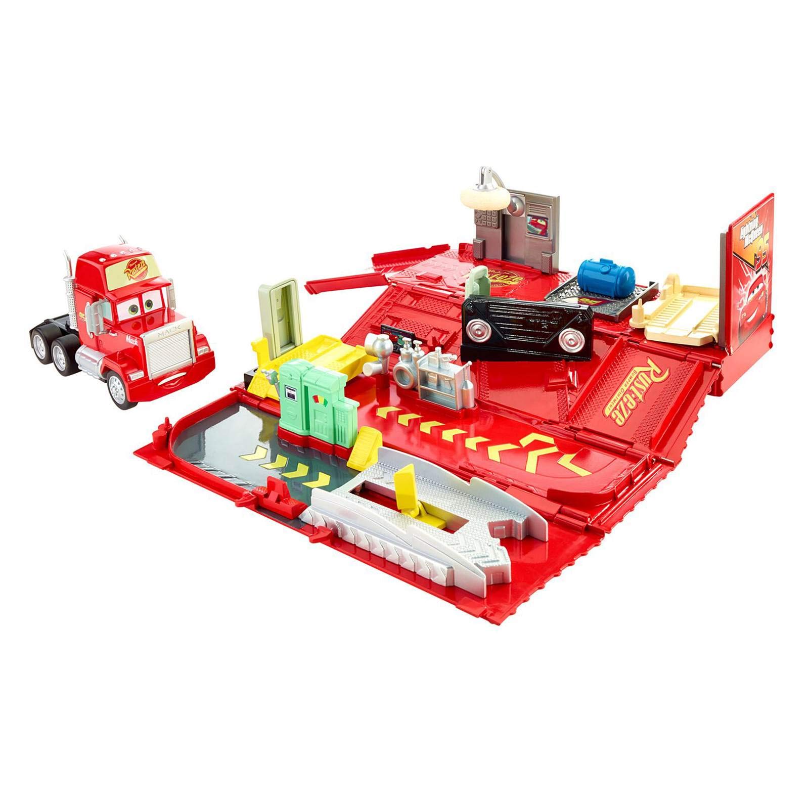 Disney Pixar Cars Wheel Action Drivers Mack Playset