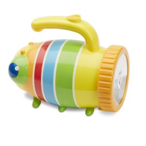 Melissa & Doug Sunny Patch Giddy Buggy Flashlight With Easy-Grip Handle - Toddler Flashlight, Flashlight For Kids Ages 3+