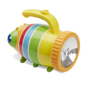 Melissa & Doug Sunny Patch Giddy Buggy Flashlight With Easy-Grip Handle - Toddler Flashlight, Flashlight For Kids Ages 3+