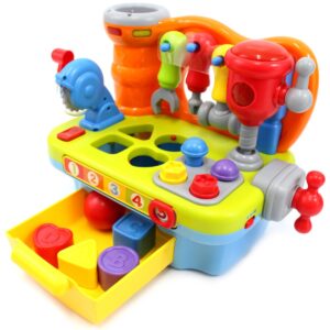 PowerTRC Little Engineer Multifunctional Musical Learning Tool Workbench For Kids