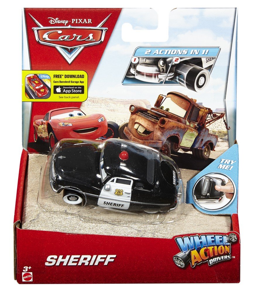 Disney Cars Toys Wheel Action Drivers Sheriff Vehicle