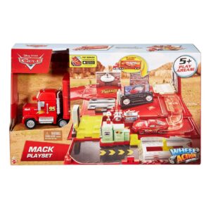 Disney Pixar Cars Wheel Action Drivers Mack Playset