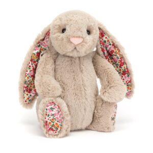 jellycat blossom posy bunny stuffed animal, medium 12 inches | rabbit and bunny plush toy | classic children's gift