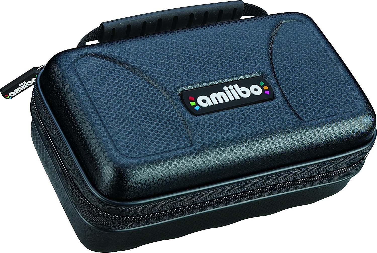 Officially Licensed Nintendo 3DS Amiibo Case – Protective Deluxe Traveler for Storage, Display or Carrying Case/Box – Black