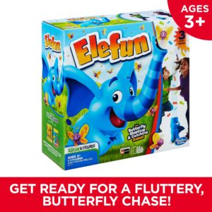 Hasbro Gaming Elefun and Friends Elefun Preschool Game With Butterflies and Music, Kids Games Ages 3 and Up, Board Games for Kids