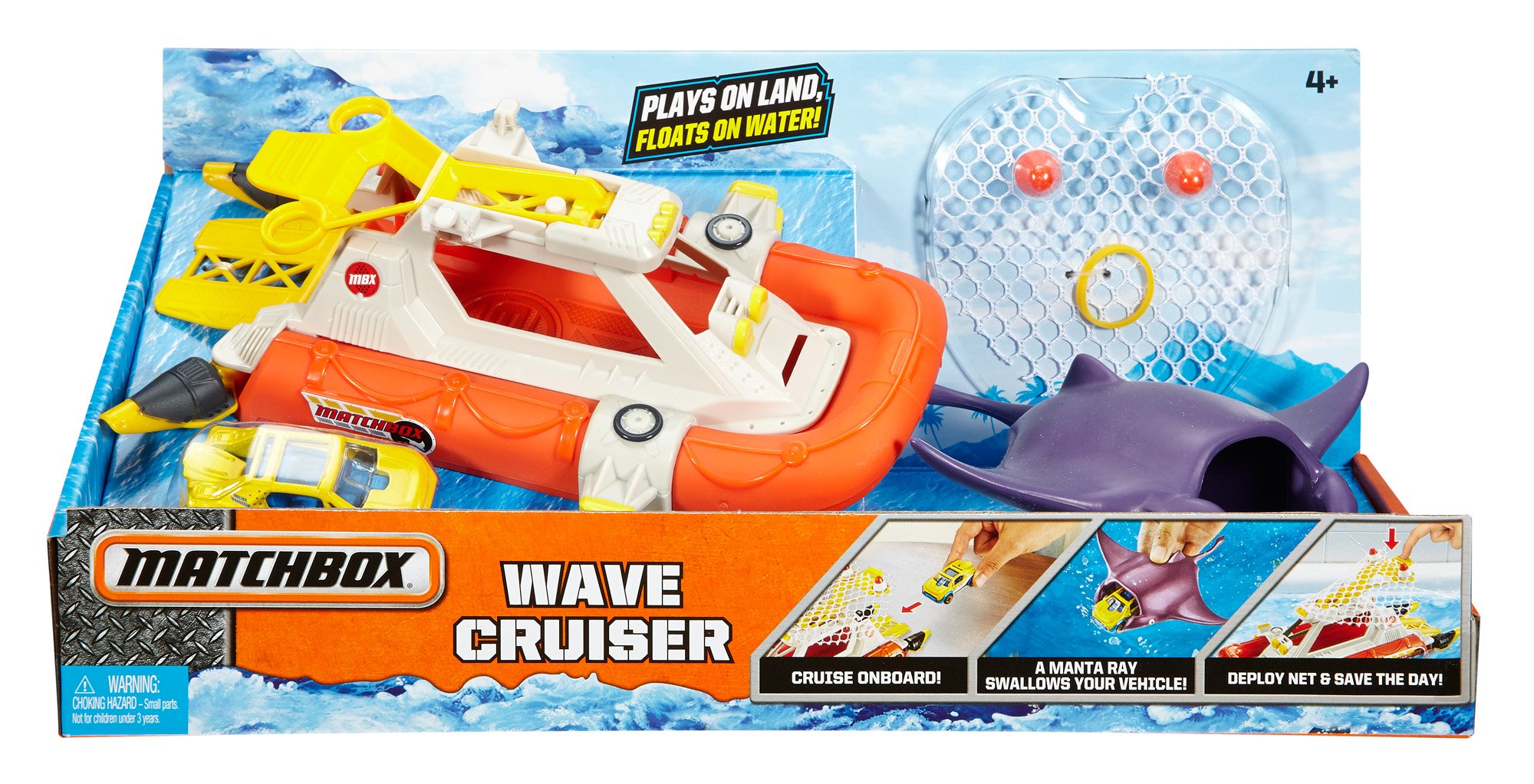 Matchbox Elite Rescue Wave Cruiser Vehicle