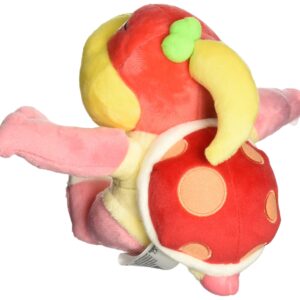 Little Buddy USA Super Mario All Star Collection Bun Bun/Pom Pom Stuffed Plush, Pink, Multicolor, 6"" l x 4.5"" w x 6.5"" h (1452)