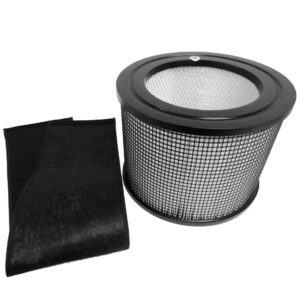 hepa plus replacement filter with carbon wrap for filter queen defender 4000 7500 360 by saras vac shack