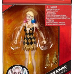 Mattel DC Comics Multiverse Suicide Squad Action Figure, Harley Quinn Collectible Toy with Ultimate Croc Build-A-Parts, Signature Look