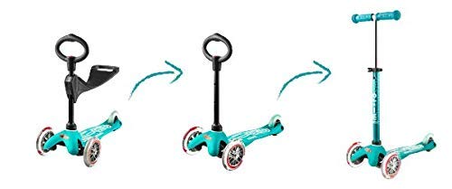 Micro - Mini 3-in-1 Deluxe Scooter - Aqua (MMD011)