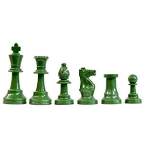 wholesale chess staunton colored chess pieces (army green)