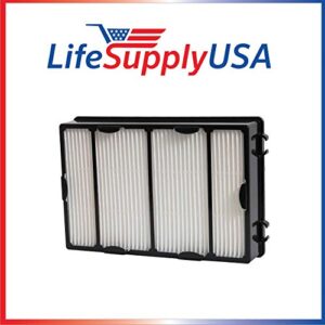 LifeSupplyUSA True HEPA Filter Replacement Compatible with Holmes Compare to Filter Part HRC1, Part # HAPF600, HAPF600D, HAPF600D-U2 Air Purifier (10-Pack)