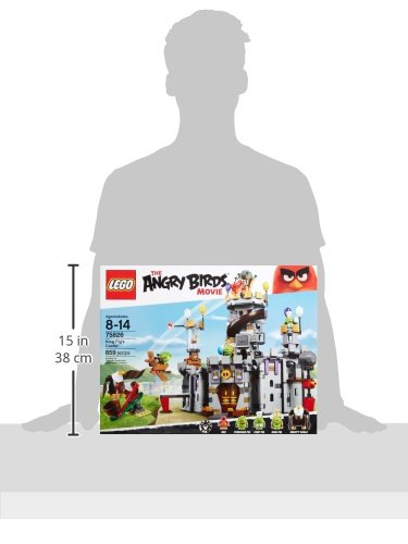 LEGO Angry Birds 75826 King Pig's Castle Building Kit (859 Piece)