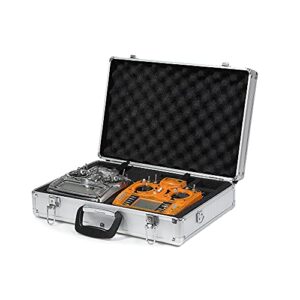 hul aluminum twin/double transmitter carrying case