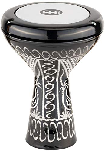 Meinl Percussion Mini Doumbek Egyptian Goblet Drum, Hand Engraved — Made in Turkey — Synthetic Head, 2-Year Warranty (HE-1018)