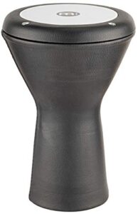 meinl percussion aluminum doumbek egyptian goblet drum, leatherette wrap — made in turkey — synthetic head, 2-year warranty (he-2000)