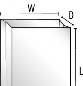 48 X 60 1.5 Mil Clear Pallet Cover Top Sheeting 450/Roll - Laddawn 5935