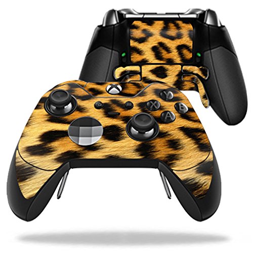 MightySkins Skin Compatible with Microsoft Xbox One Elite Wireless Controller case wrap Cover Sticker Skins Cheetah