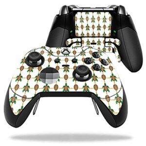 mightyskins skin compatible with microsoft xbox one elite wireless controller case wrap cover sticker skins turtle tile