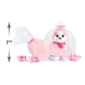 Puppy Surprise 9.5-inch Small Plush KiKi, Puppy Stuffed Animal, Plushies, Pink, Pretend Play, Kids Toys for Ages 3 Up by Just Play