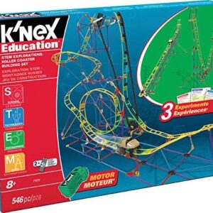 K'NEX Education ‒ STEM Explorations: Roller Coaster Building Set – 546 Pieces – Ages 8+ Construction Education Toy