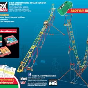 K'NEX Education ‒ STEM Explorations: Roller Coaster Building Set – 546 Pieces – Ages 8+ Construction Education Toy