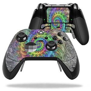 mightyskins skin compatible with microsoft xbox one elite controller - tripping | protective, durable, and unique vinyl decal wrap cover | easy to apply, remove, and change styles | made in the usa