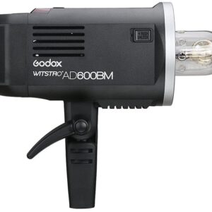 Godox AD600BM Bowens Mount 600Ws GN87 HSS Outdoor Flash Strobe Light with 2.4G Wireless X System, 8700mAh Battery to Provide 500 Full Power Flashes Recycle in 0.01-2.5 Second, W/Cleaning Kit