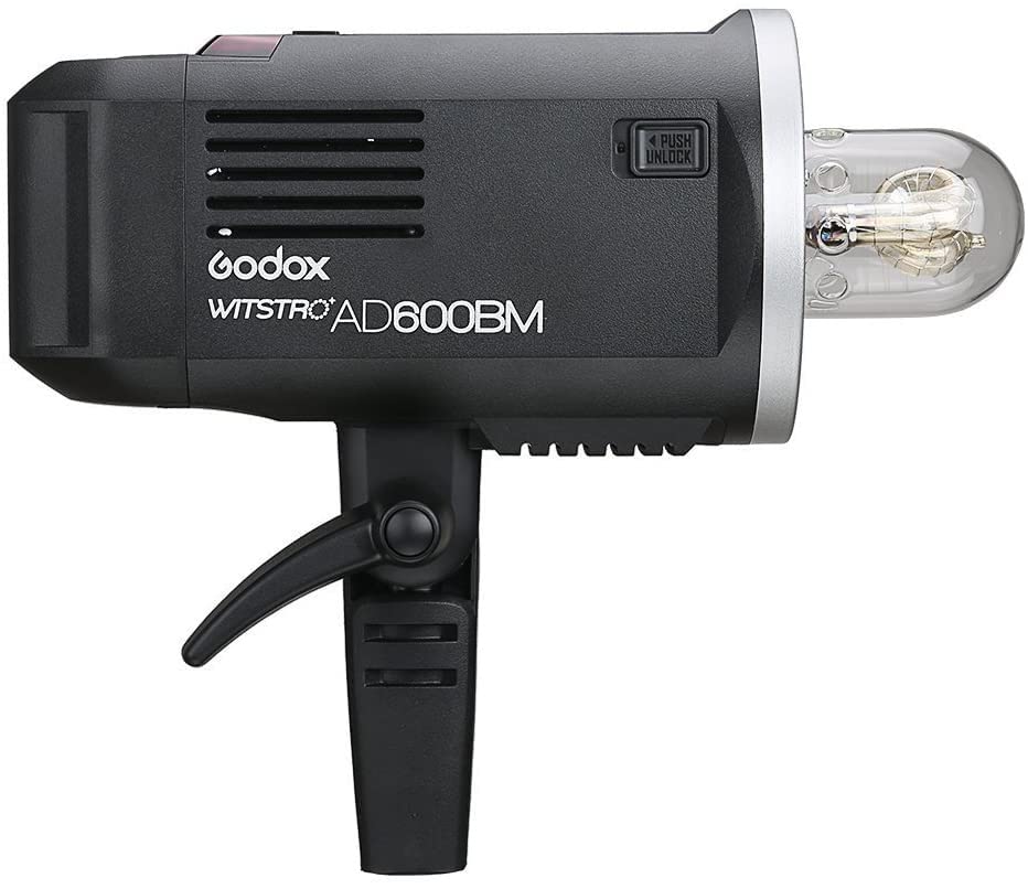 Godox AD600BM Bowens Mount 600Ws GN87 HSS Outdoor Flash Strobe Light with 2.4G Wireless X System, 8700mAh Battery to Provide 500 Full Power Flashes Recycle in 0.01-2.5 Second, W/Cleaning Kit