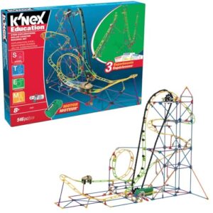 k'nex education ‒ stem explorations: roller coaster building set – 546 pieces – ages 8+ construction education toy