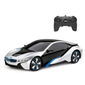 rastar bmw i8 rc car bmw i8 1/24 remote control car, bmw toy car - silver