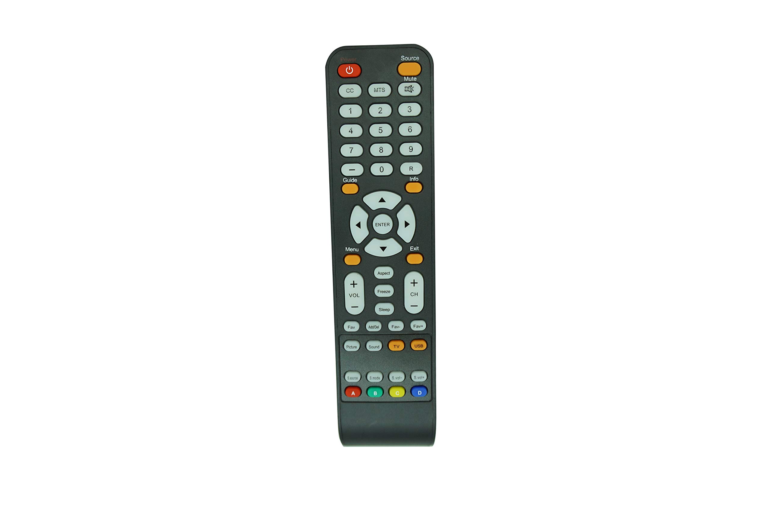 HCDZ Replacement Remote Control for Sceptre X505BV-FHDU X505BV-FHDU8HJ1L01 X508BV-FHDU 142022370003C E245BV-FHD E245BV-FHD E555BV-FMQC LCD LED HDTV TV