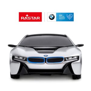 RASTAR BMW i8 RC Car BMW i8 1/24 Remote Control Car, BMW Toy Car - Silver