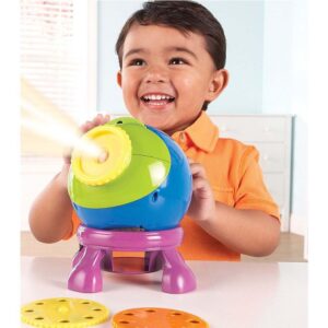 Learning Resources Shining Stars Projector, Solar System Space Toy Set, 5Piece Set, Ages 3+, Multicolor, Model:LER2830