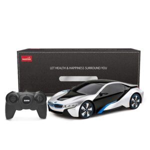 RASTAR BMW i8 RC Car BMW i8 1/24 Remote Control Car, BMW Toy Car - Silver