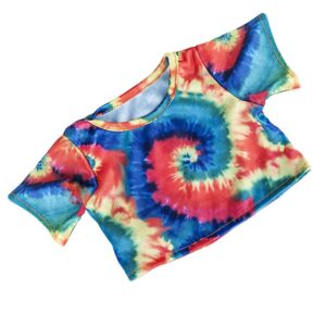 Tie Dye T-Shirt Fits Most 8"-10" Webkinz, Shining Star and 8"-10" Make Your Own Stuffed Animals and Build-A-Bear