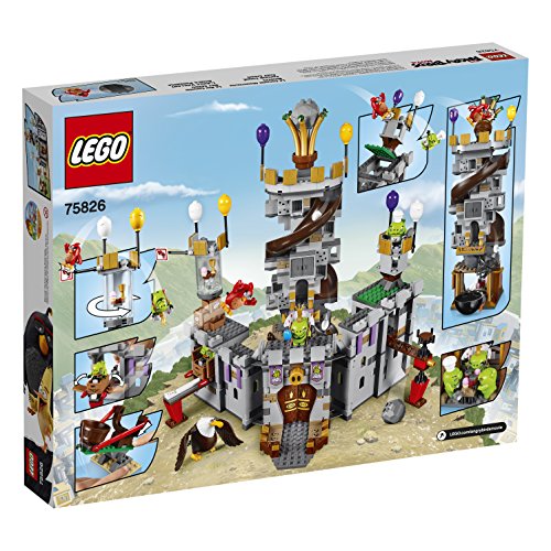 LEGO Angry Birds 75826 King Pig's Castle Building Kit (859 Piece)