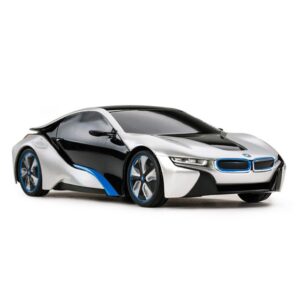 RASTAR BMW i8 RC Car BMW i8 1/24 Remote Control Car, BMW Toy Car - Silver