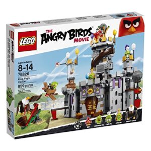 lego angry birds 75826 king pig's castle building kit (859 piece)