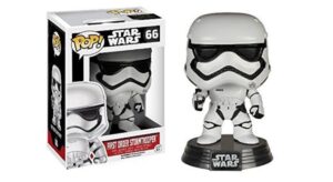 funko pop! star wars: episode vii: first order stormtrooper #66 vinyl bobble-head new