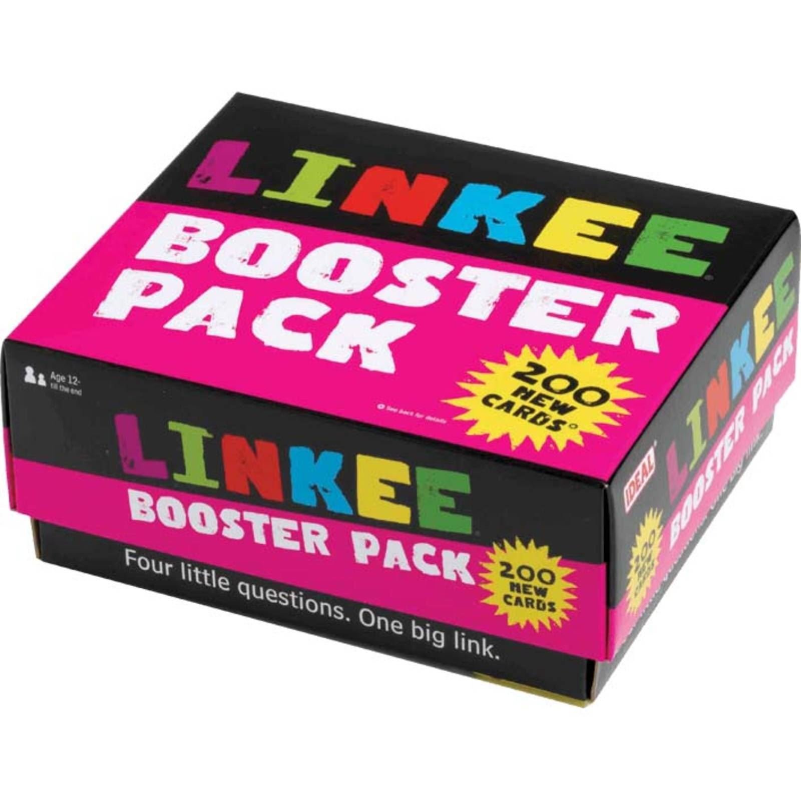 Ideal | LINKEE Trivia Game Booster Pack: Four Little Questions, with one Big Link! | Family Games | for 2-30 Players | Ages 12+